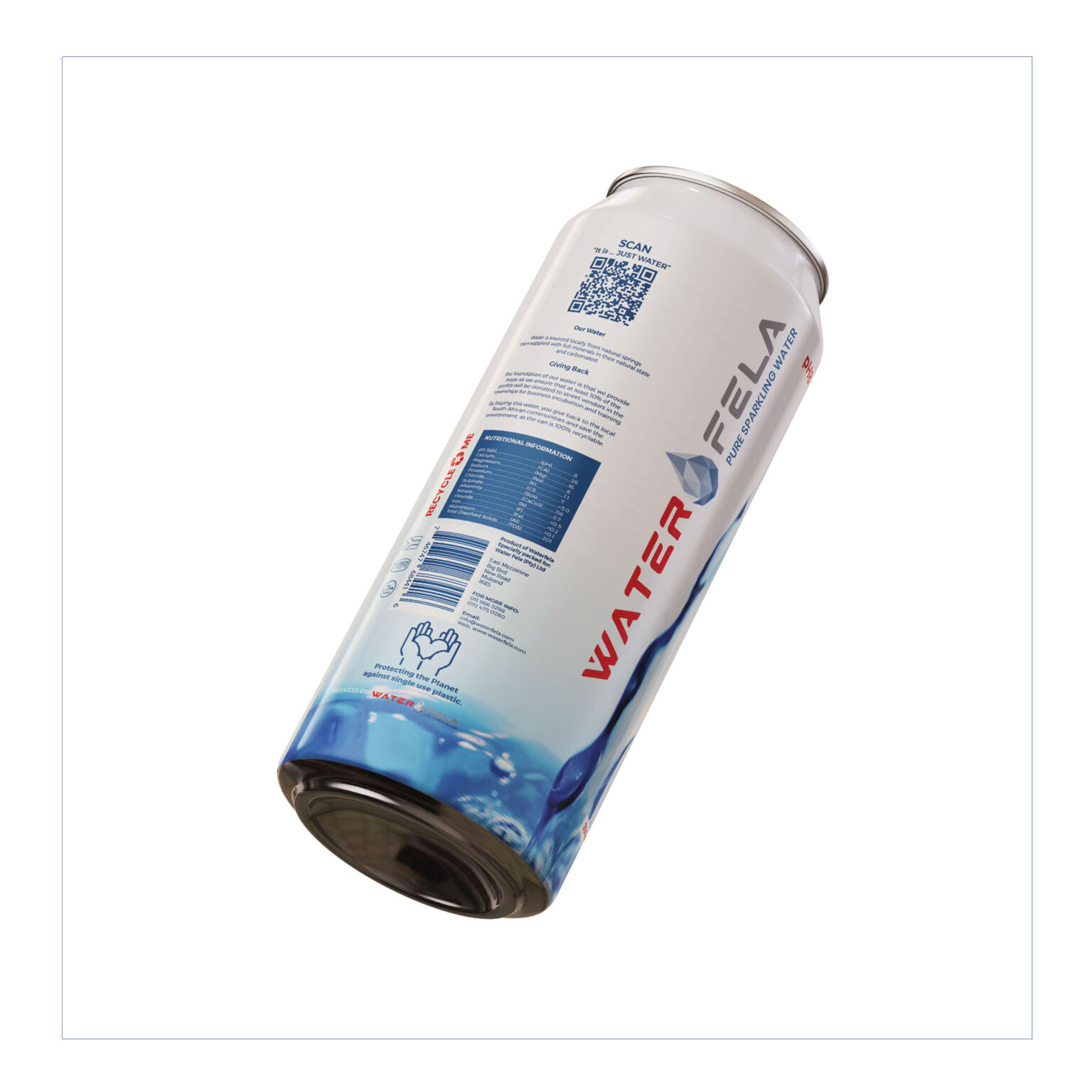Water in a Can – Waterfela